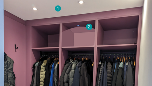 Spots pour dressing : comment éclairer un dressing